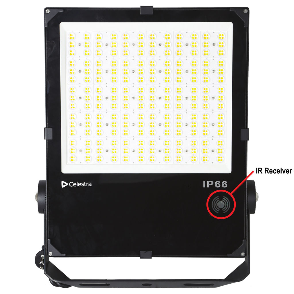 LED2461BK-100 Led Flood Light Dimmable Tri Cct With Remote Control ...