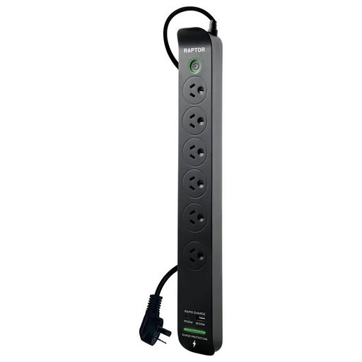RAPTOR 6 SURGE PROTECTED POWERBOARD, USB Power Boards