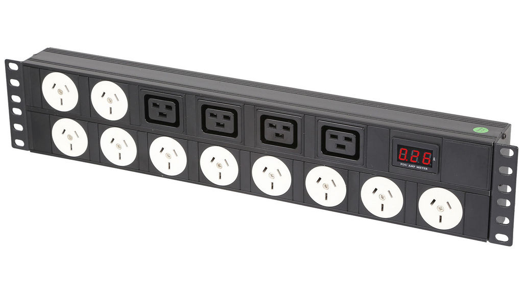 PDH1400 Horizontal Power Rail 2Ru 10 Way Gpu + 4 Way C19 - Wit | Wagner ...