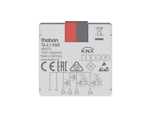 Theben Ta 4.1 Knx Binary Input Push-Button Interface | Wagner Online ...