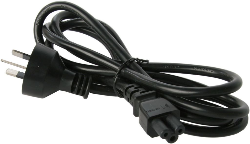 IEC C5 TO MAINS PLUG - CLOVER LEAF, IEC C5 C7