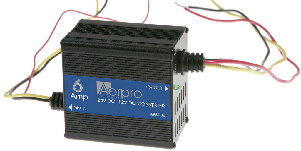 AP8286 24V To 12V Reducer - 6A Aerpro, 12V Power Converters | Wagner ...
