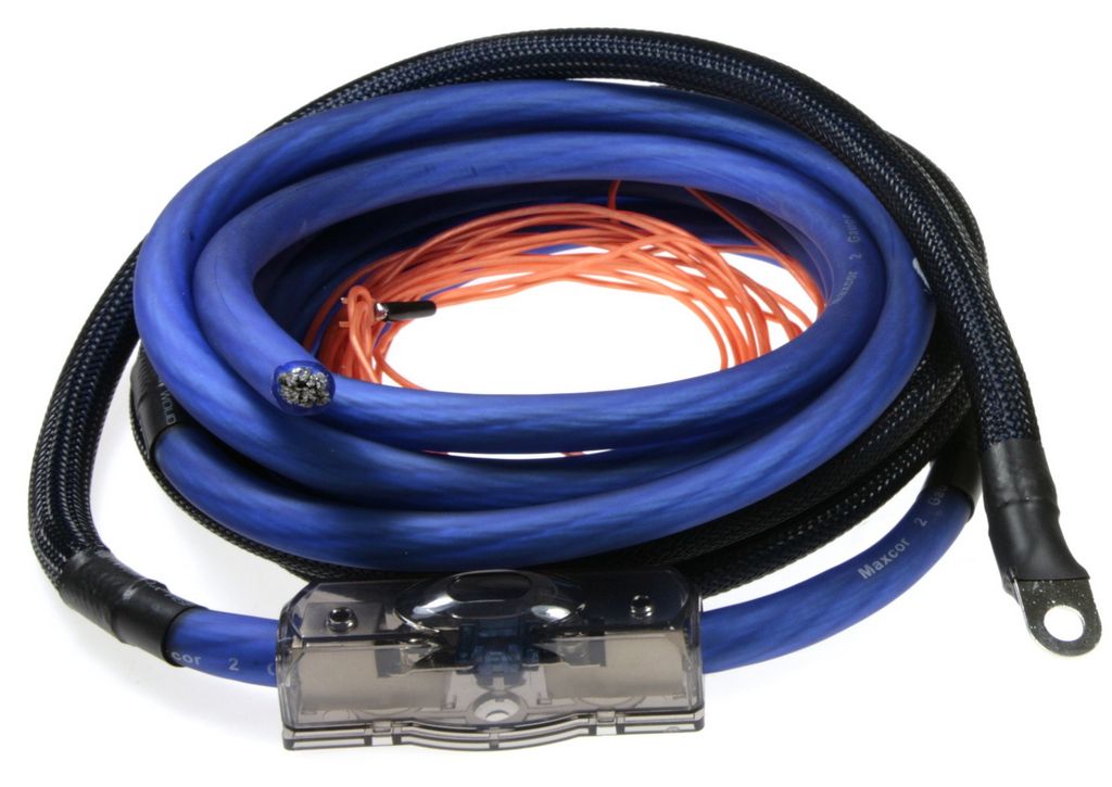 2 Awg Maxcor 1500 Watt Power Cable Kit | Wagner Online Electronic Stores