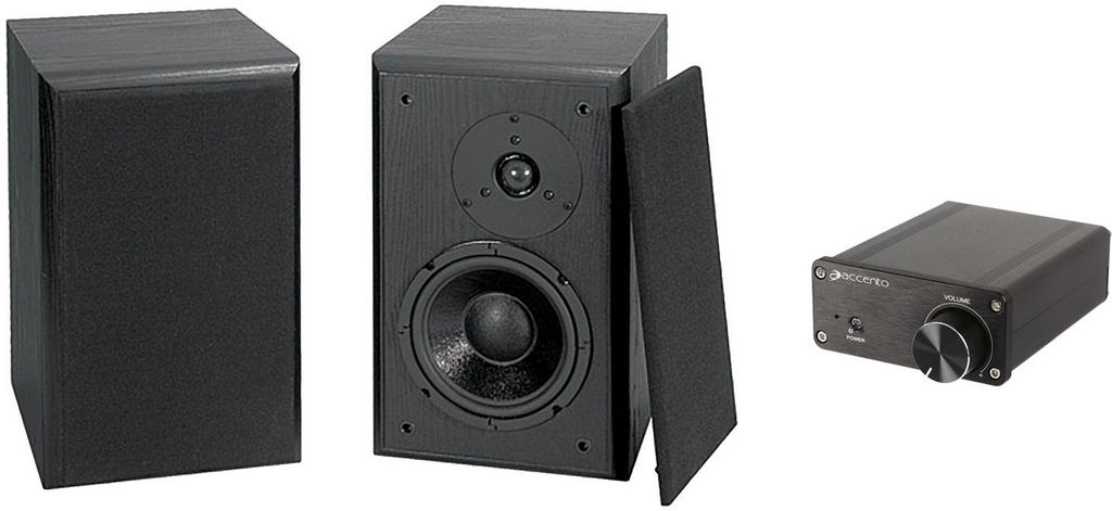 100W Compact Class D Amplifier & 2 Way Mini-Monitors B | Wagner Online ...