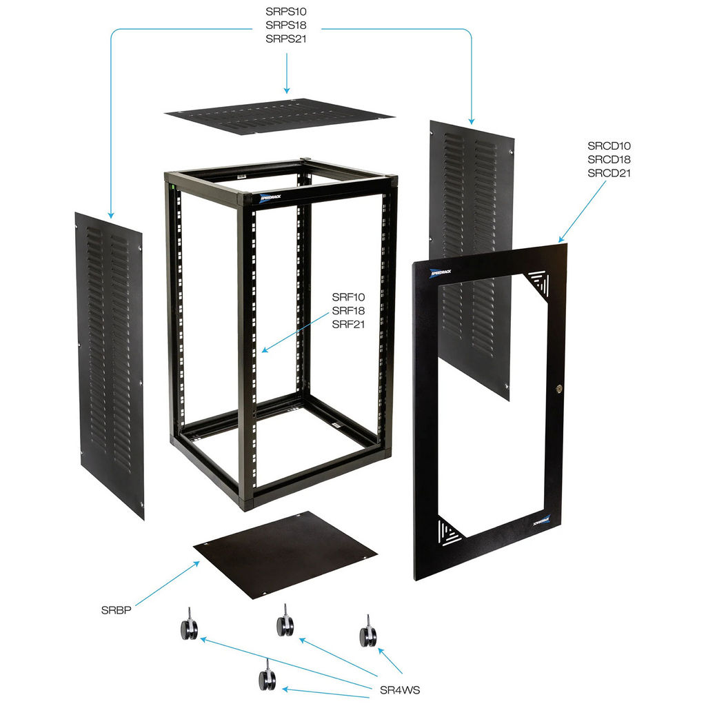 SRPS21 Speedrack Series - Frame Floor Mounted, Racks | Wagner Online ...