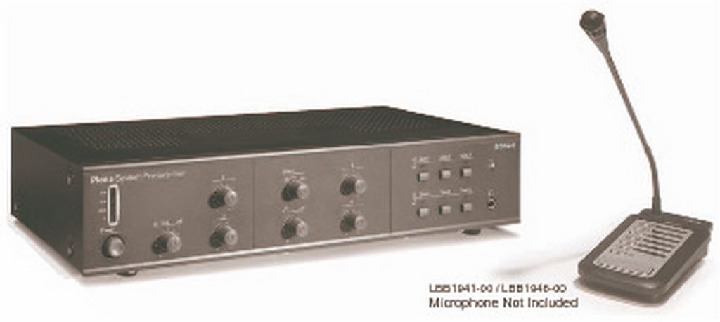PLENA MIXER 6 ZONE PRE-AMP, PA Plena Mixer Amplifiers Bosch