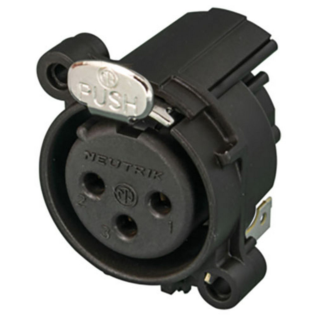 NC3FAH2-S Pcb Mount Female Xlr Receptacle, A Series | Wagner Online ...