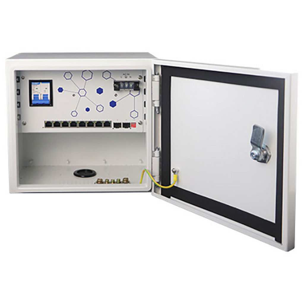 QB2082SPG Outdoor Hub Poe Switch, Home Hub Outdoor Cabinets | Wagner ...