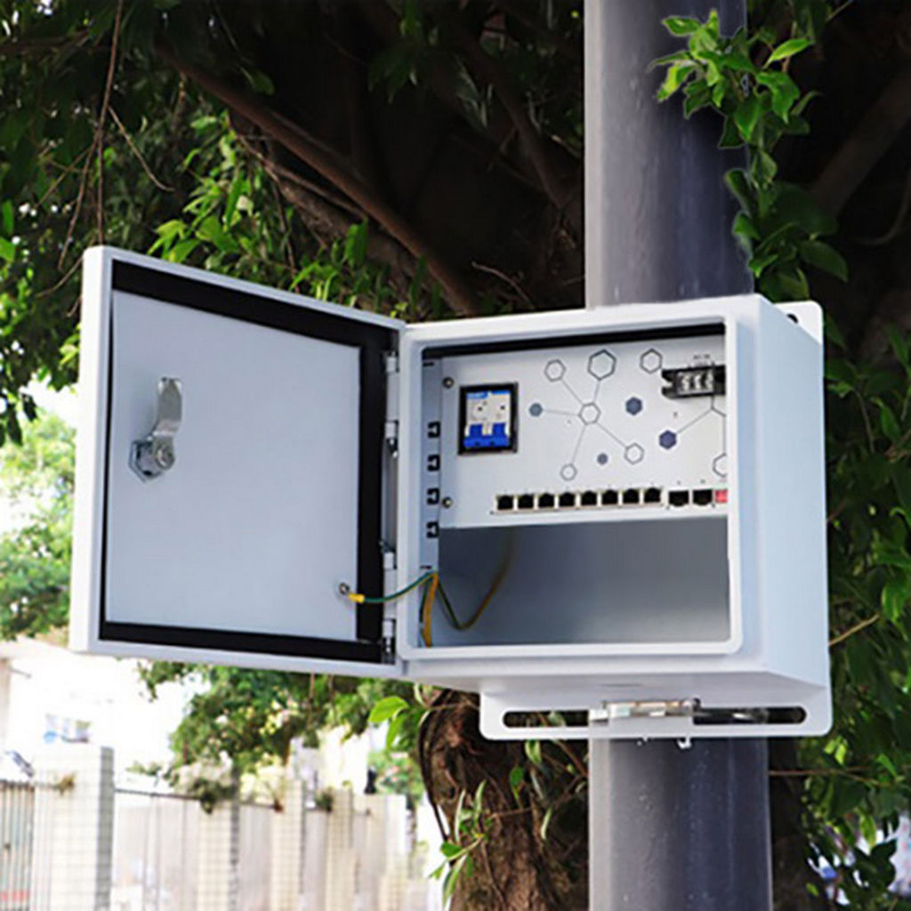 QB2082SPG Outdoor Hub Poe Switch, Home Hub Outdoor Cabinets | Wagner ...